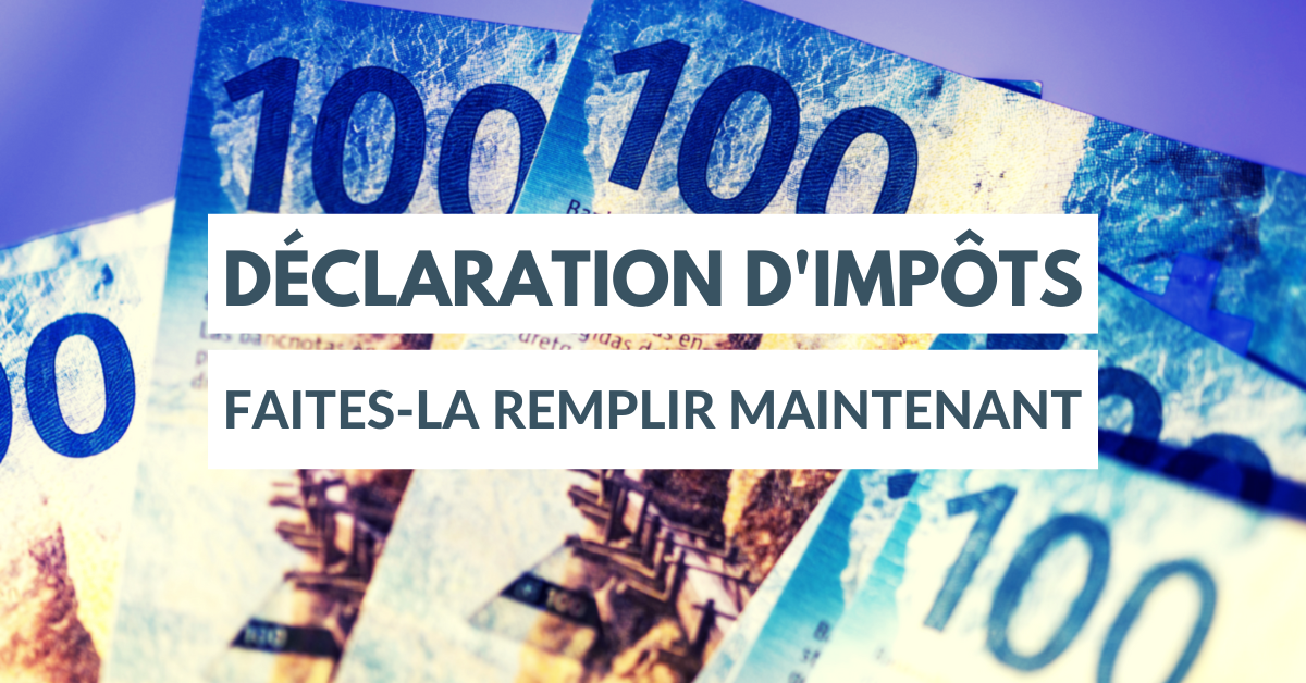 Remplir la déclaration d'impôt de 2024 Remplir la déclaration d'impôt de 2024